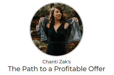 Chanti Zak – The Path To A Profitable Offer - Lottolearning
