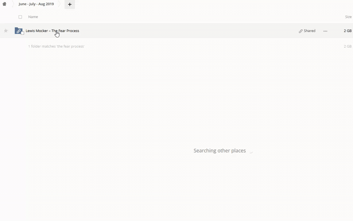 Lewis Mocker The Fear Process