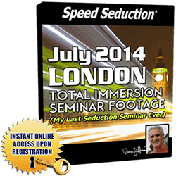 Ross Jeffries London 2014 Speed Seduction Total Immersion Seminar Footage